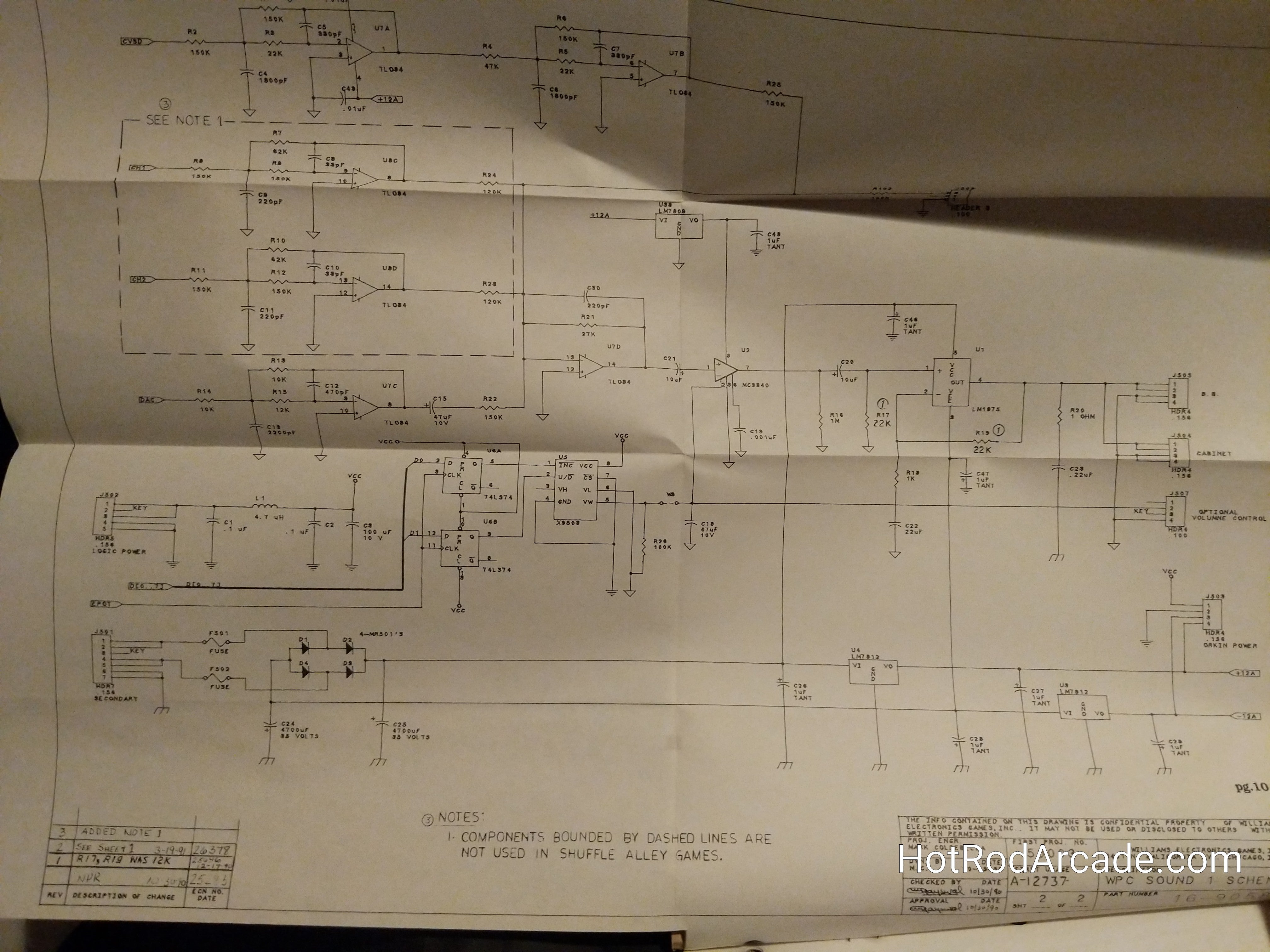 Fish Tales WPC Schematics Manual - Williams - Pinball - Instructions ...